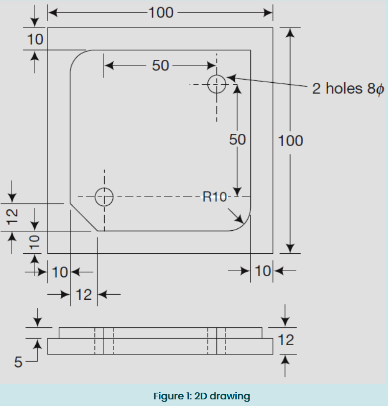 Solved Complete the NC code using ISO code for the | Chegg.com