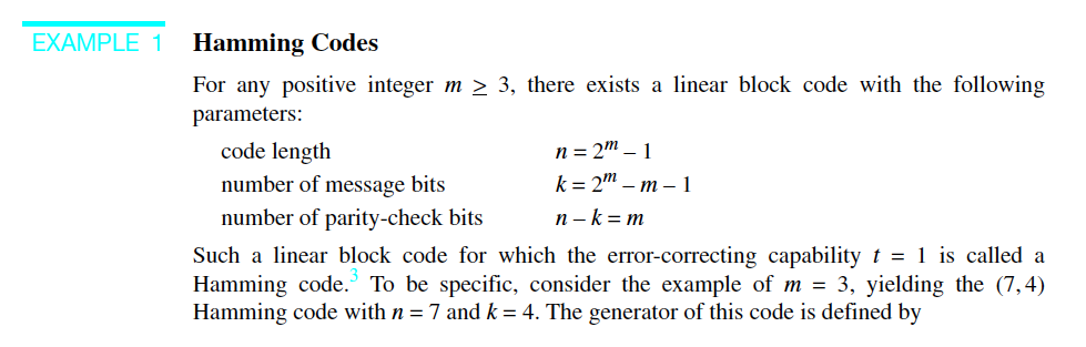 Solved [110 | 1000 0110100 111 0010 G = 101 0001 P Ik which | Chegg.com