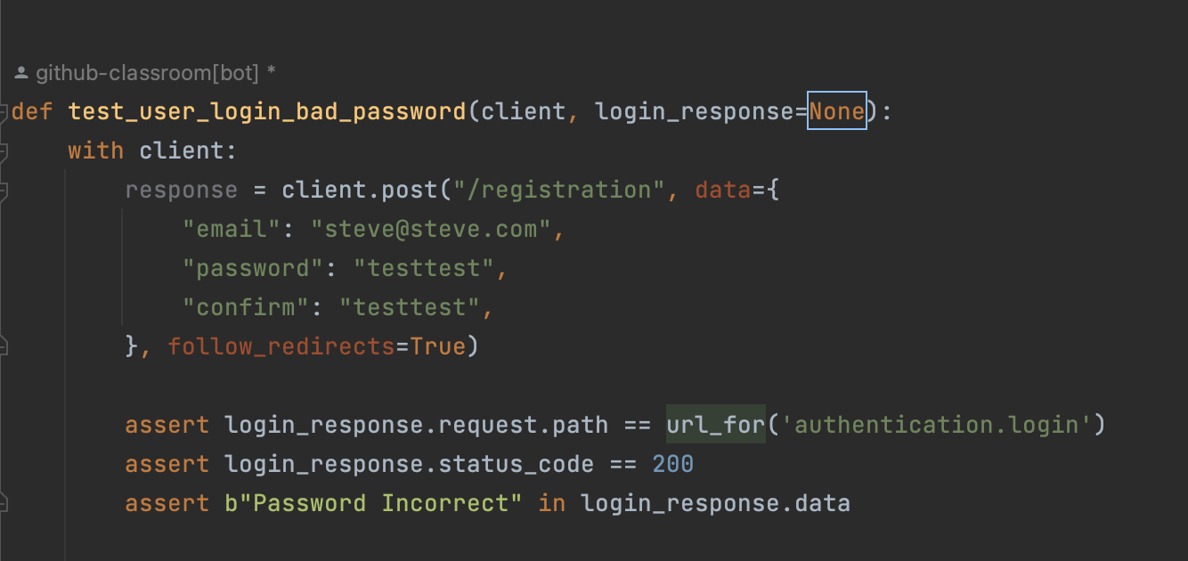 Solved can you fix the code the reply for no is | Chegg.com