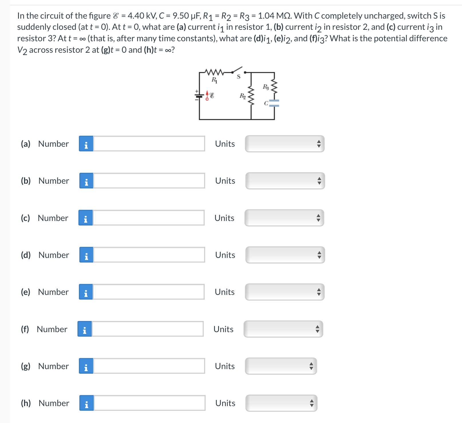 Solved In the circuit of the figure | Chegg.com