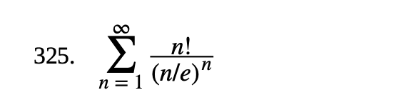 Solved Use the ratio test to determine whether ∑n=1∞an | Chegg.com