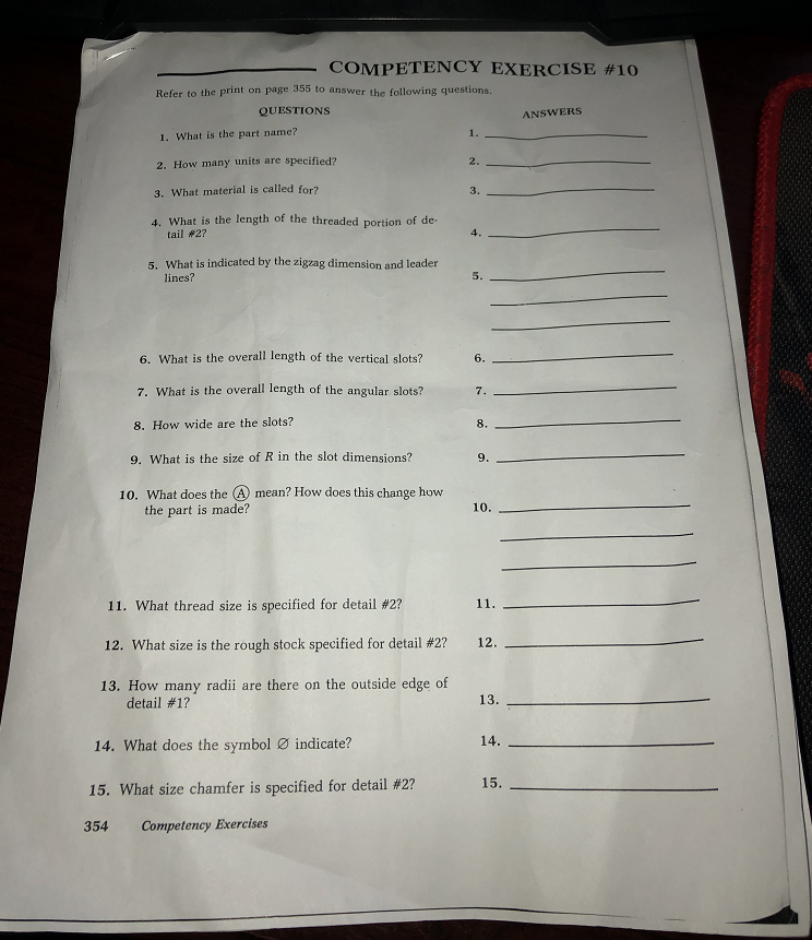 Solved COMPETENCY EXERCISE #10 Refer to the print on page | Chegg.com