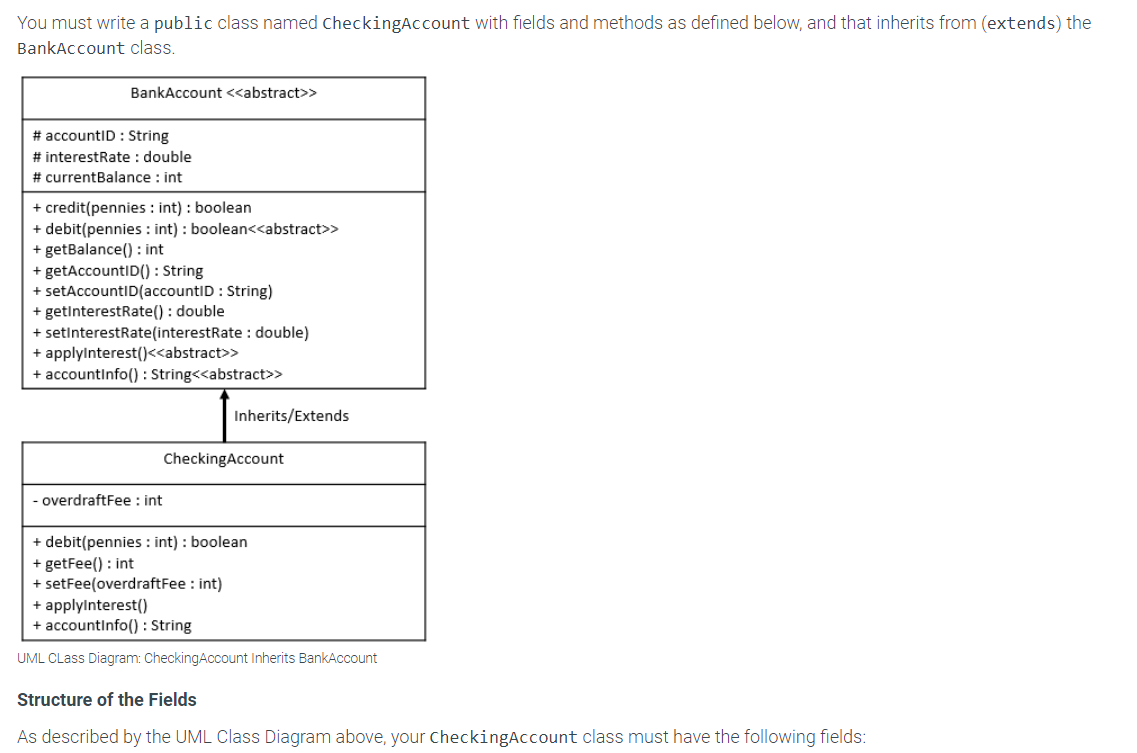 Solved PLEASE USE JAVA Write an derived class in Java | Chegg.com