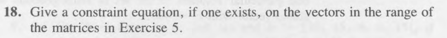 Solved 18. Give a constraint equation, if one exists, on the | Chegg.com