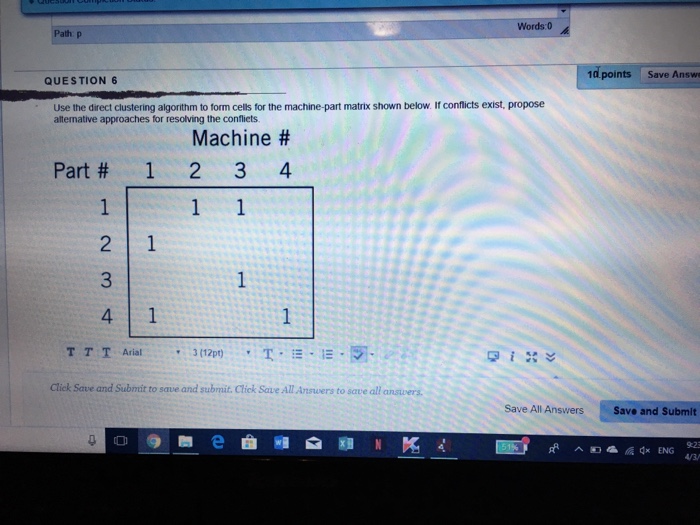 Solved Words 0 1d points Save Answ QUESTION 6 Use the direct | Chegg.com