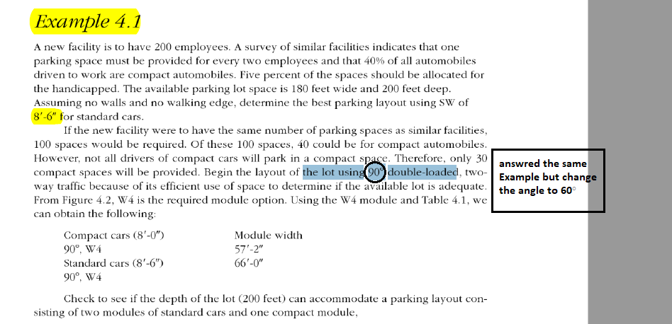 Solved Example 4.1 A new facility is to have 200 employees. | Chegg.com
