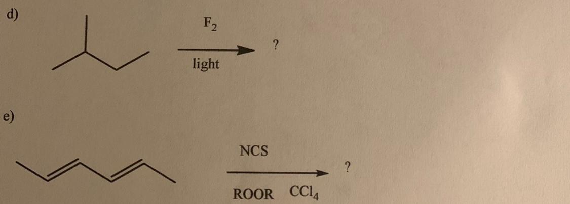 Solved 1. [10 marks] Suggest missing reactants, reagents, | Chegg.com