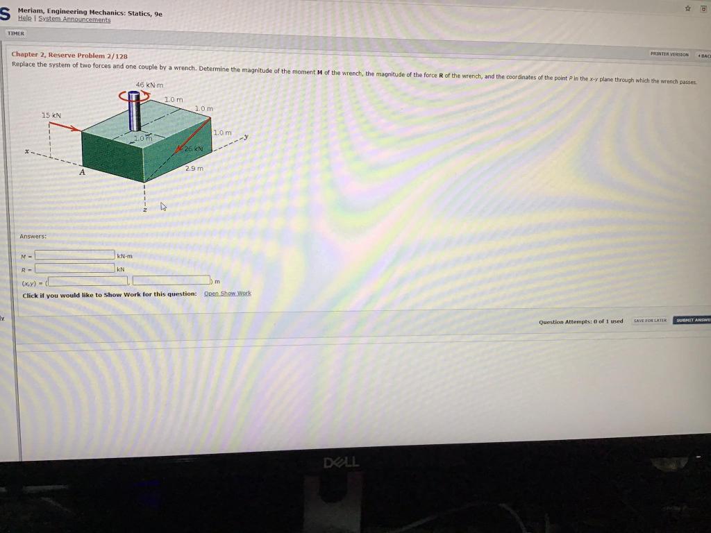 Solved 25 NL- Meriam, Engineering Mechanics: Statics, 9e | Chegg.com