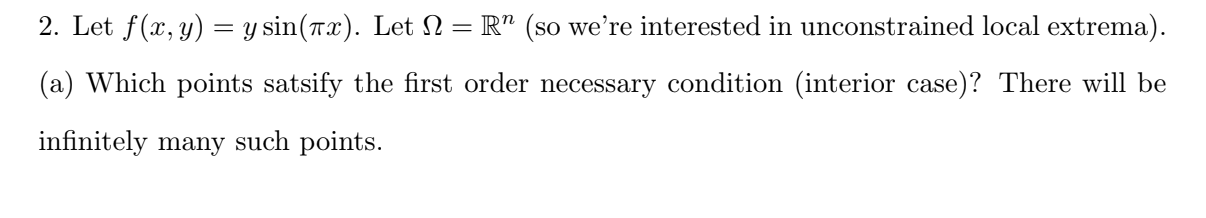 Solved PART B: Which of the points from (a) satisfy the | Chegg.com