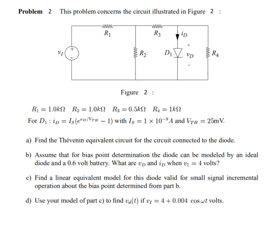 Solved roblem 2 This problem concerns the circuit | Chegg.com Solved roblem 2 This problem concerns the circuit | Chegg.com