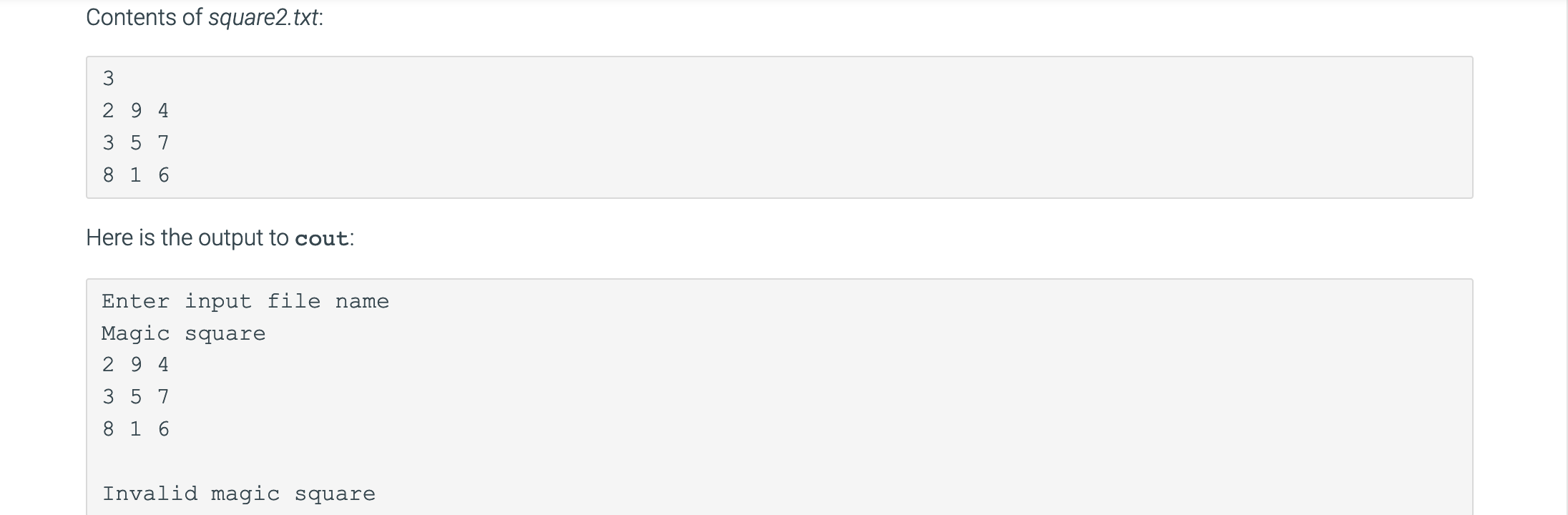 Solved C++ requirements • The program must make use of a two | Chegg.com