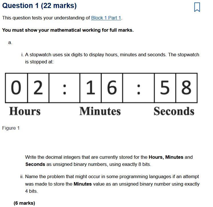 Solved Question 1 (22 marks) p This question tests your | Chegg.com