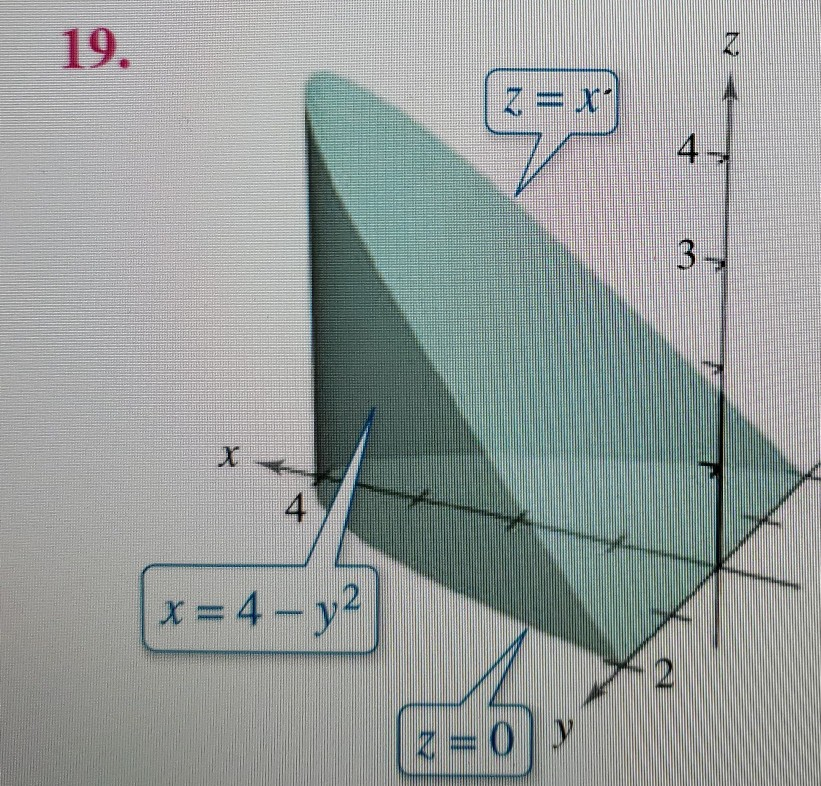 Solved use a triple integral to find the volume of the solid | Chegg.com