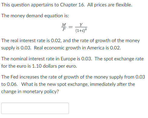 Solved This question appertains to Chapter 16. All prices | Chegg.com