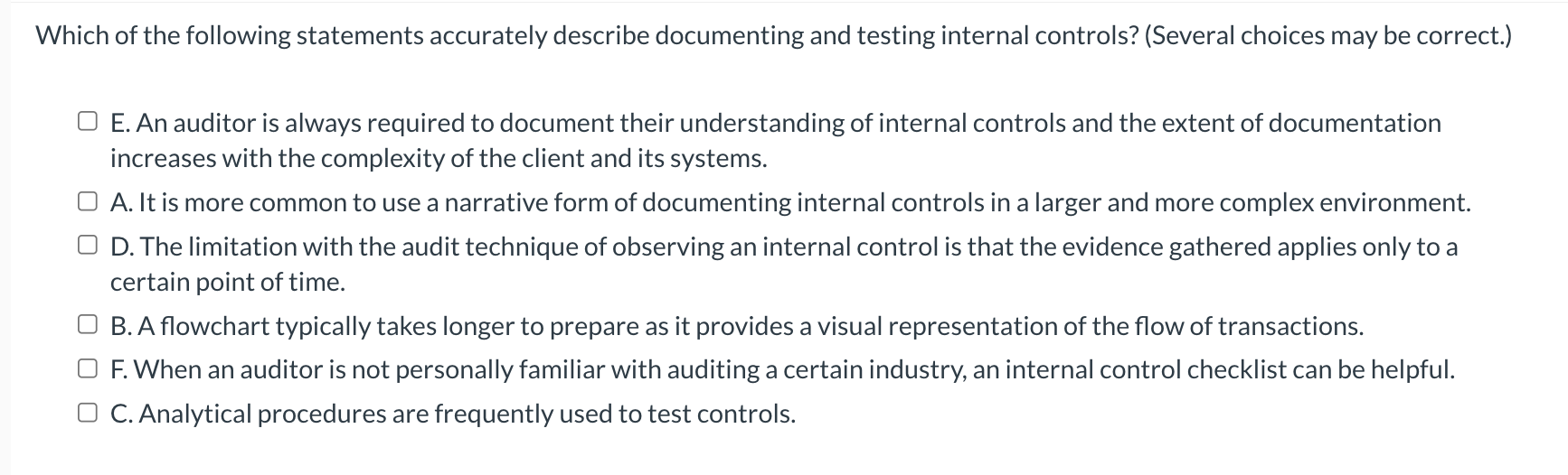 Solved Which of the following statements describe | Chegg.com