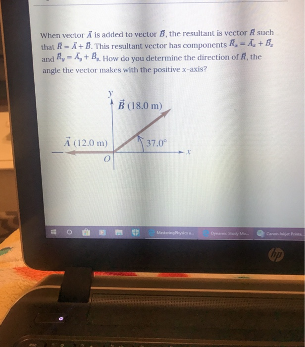 Solved When vector A is added to vector B, the resultant is | Chegg.com