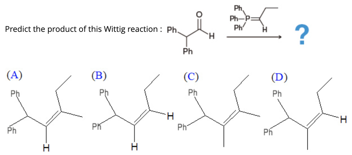 Solved Ph. Ph-P Predict the product of this Wittig reaction | Chegg.com
