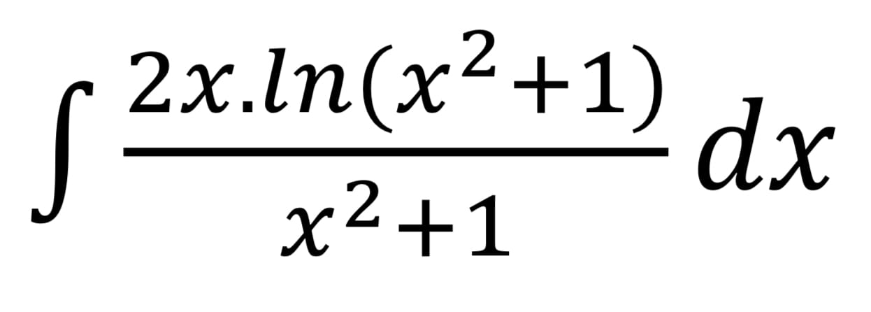 Solved ∫x2+12x⋅ln(x2+1)dx | Chegg.com