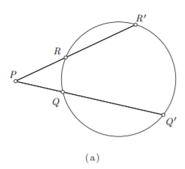 Solved 1.8. Power of the Point The definition of the power | Chegg.com