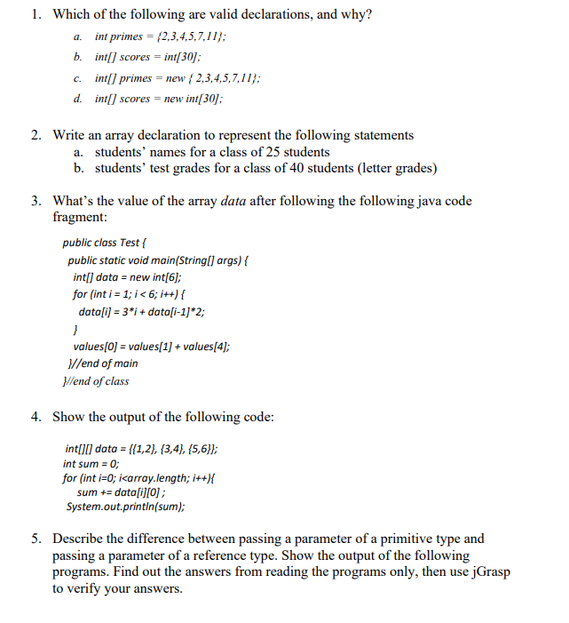 Solved Hi, was wondering if anyone could answer these for | Chegg.com