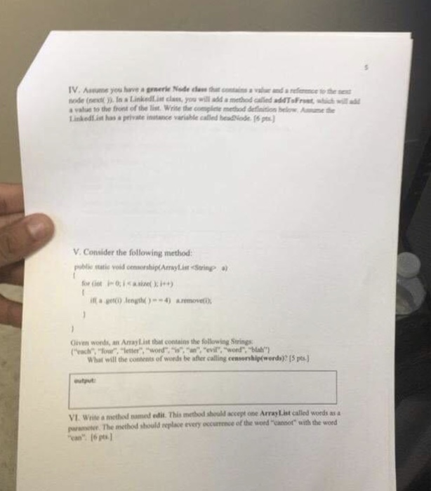 Solved Assume You Have A Generic Node Class That Contains A 