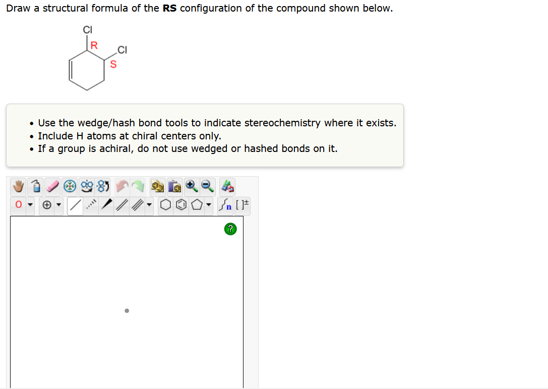 Solved Draw a structural formula of the S configuration of | Chegg.com