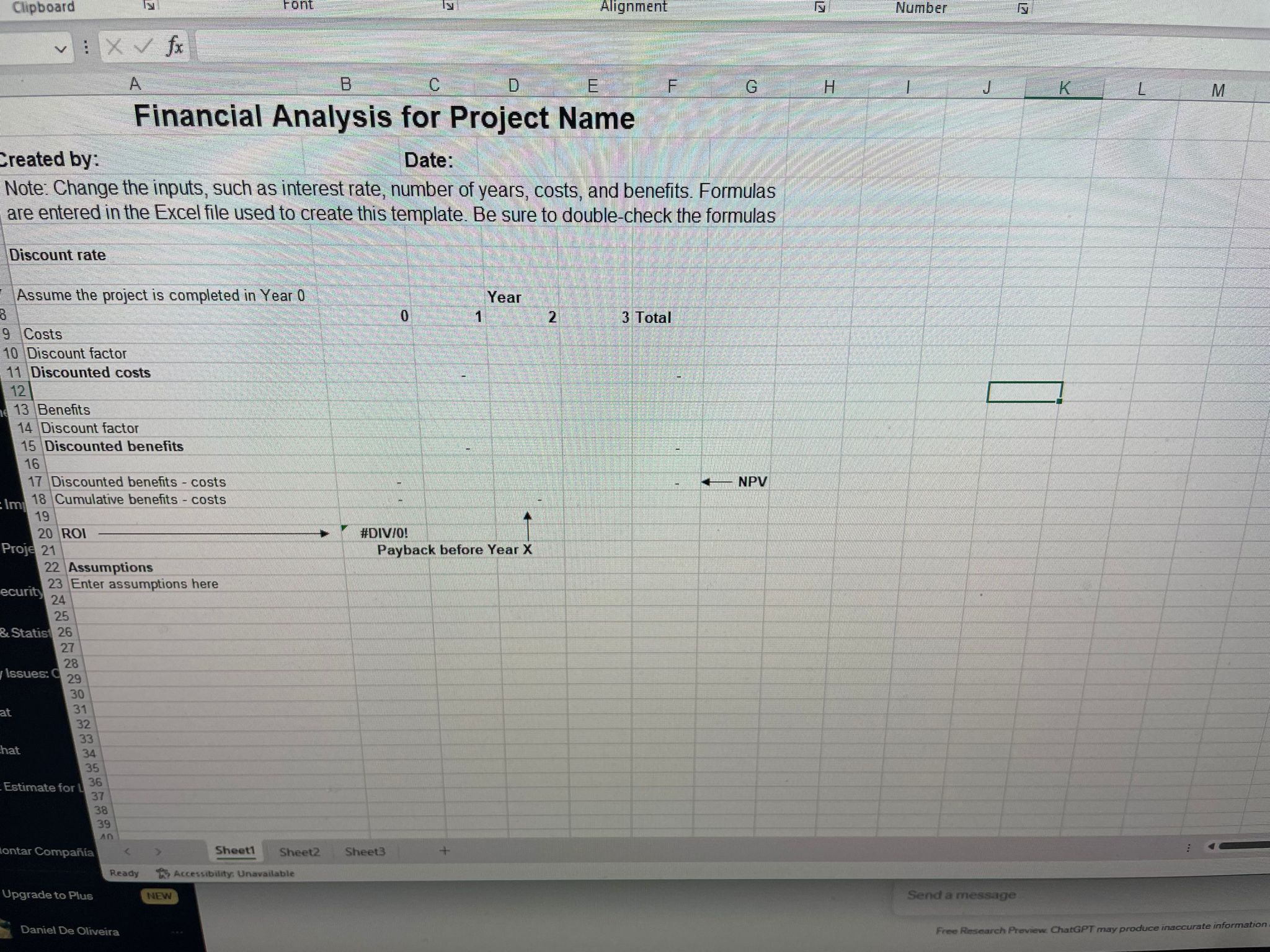 Solved Prepare the financial section of a business case for | Chegg.com