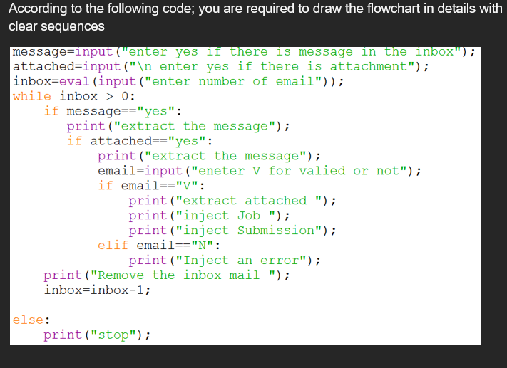 Solved According to the following code; you are required to | Chegg.com