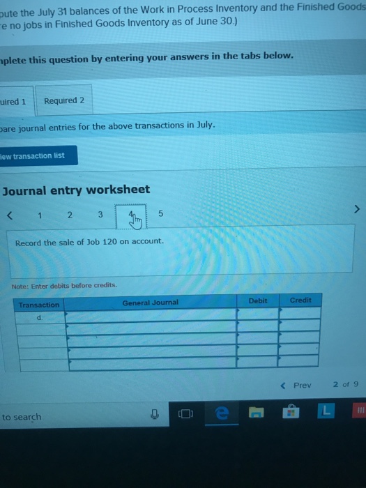 Solved Exercise 15-5 Manufacturing cost flows LO P1, P2, P3 | Chegg.com