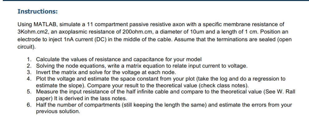 Instructions: Using MATLAB, simulate a 11 compartment | Chegg.com