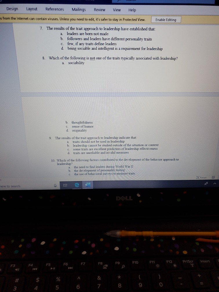 Solved Design References Layout Mailings Review Help View | Chegg.com