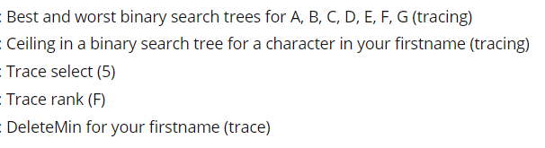 Solved Best and worst binary search trees for A, B, C, D, E, | Chegg.com