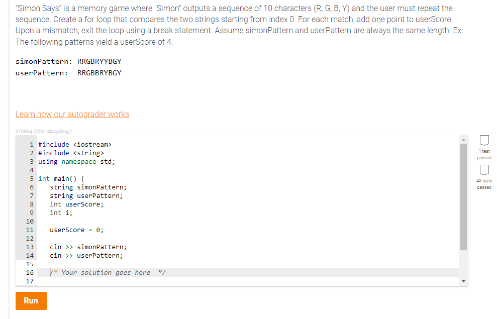 Solved "Simon Says" is a memory game where "Simon" outputs a | Chegg.com
