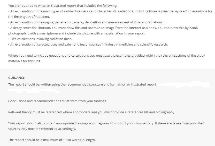 You are required to write an illustrated report that | Chegg.com