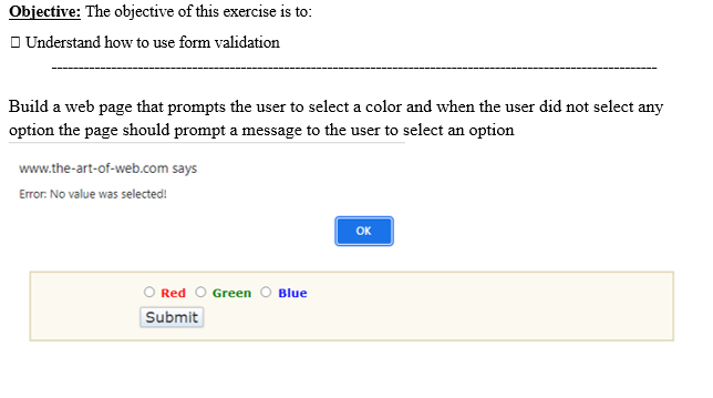 Solved Objective: The objective of this exercise is to: | Chegg.com