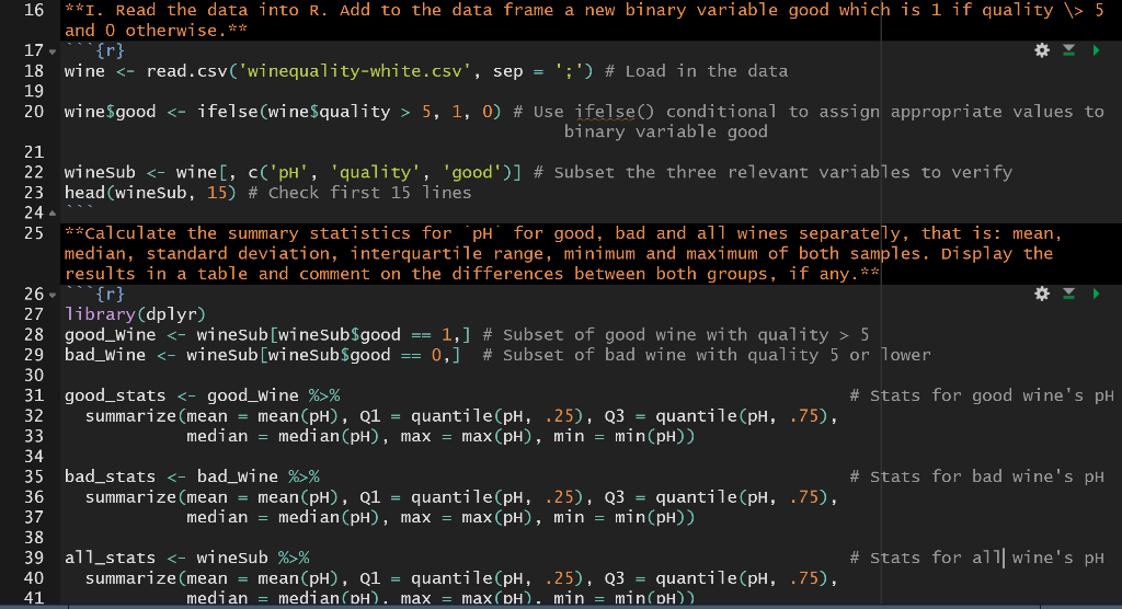 Solved How would I display the results from my summary | Chegg.com