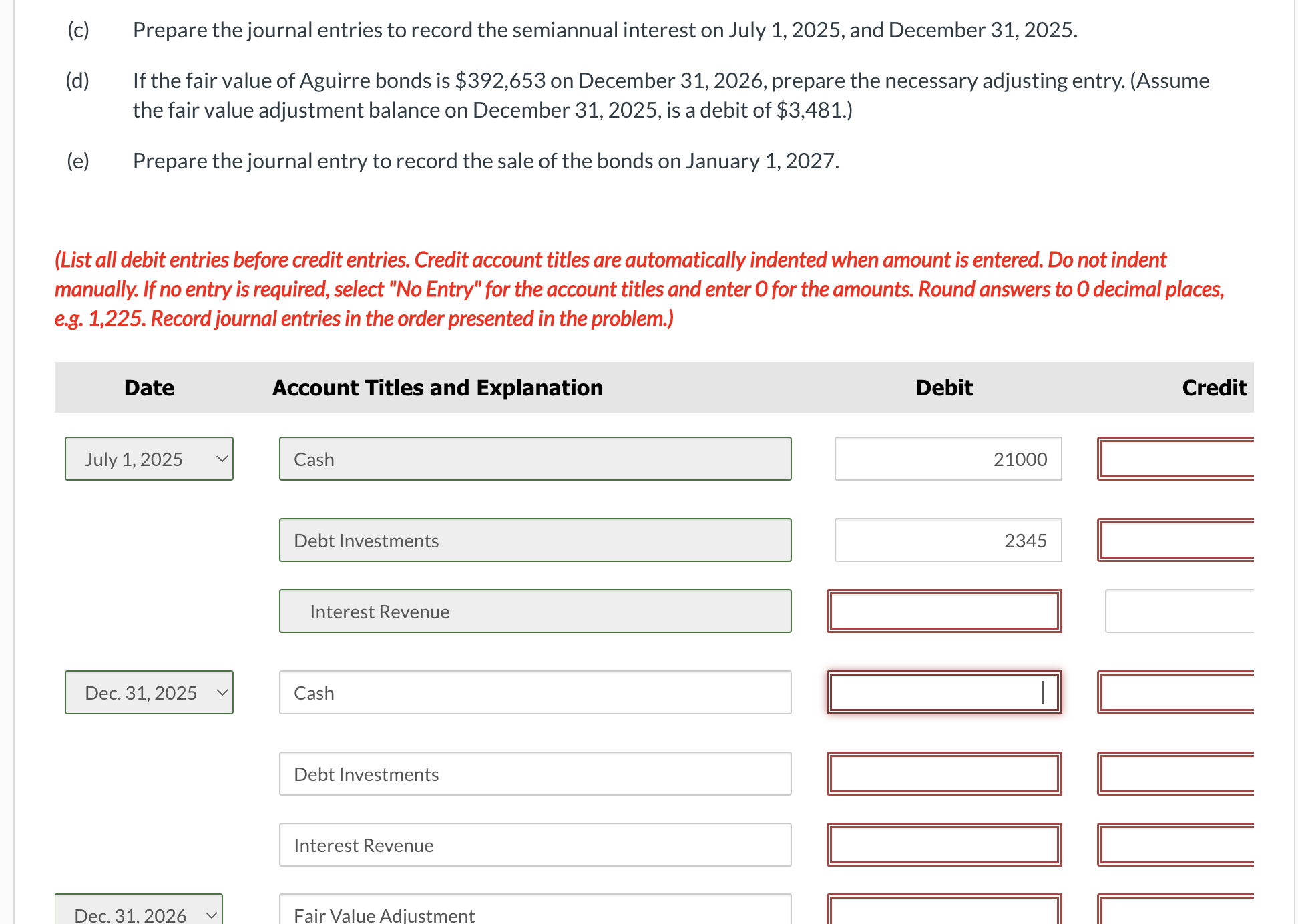 Schedule of Interest Revenue and Bond Discount | Chegg.com