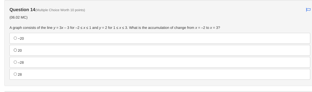 Solved Question 9(Multiple Choice Worth 10 points) य (07.06 | Chegg.com