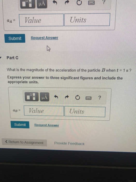 Solved Particles A and B are traveling counter-clockwise | Chegg.com
