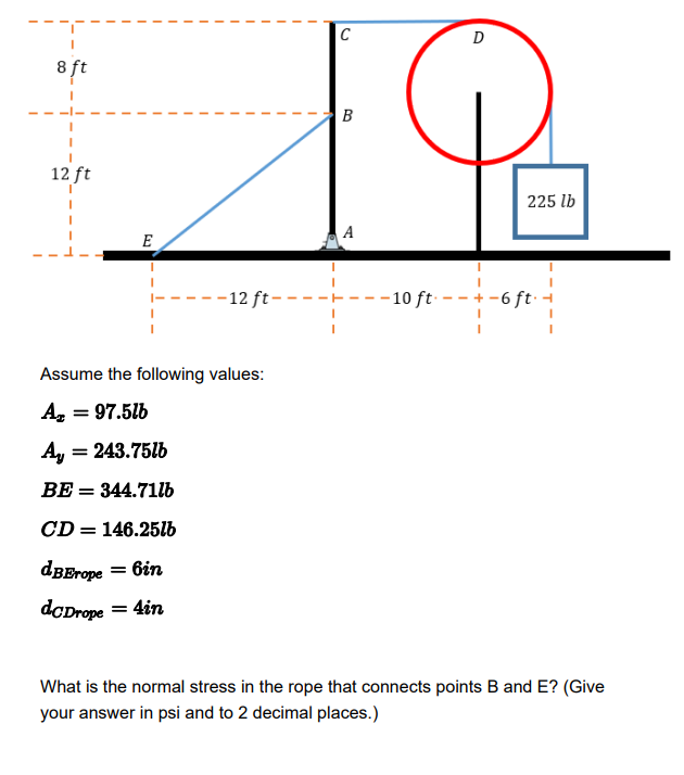 Solved Assume the following values: | Chegg.com