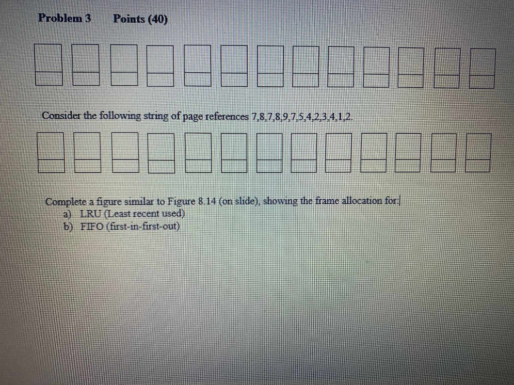 Solved Problem 3 Points (40) JAN Consider the following | Chegg.com