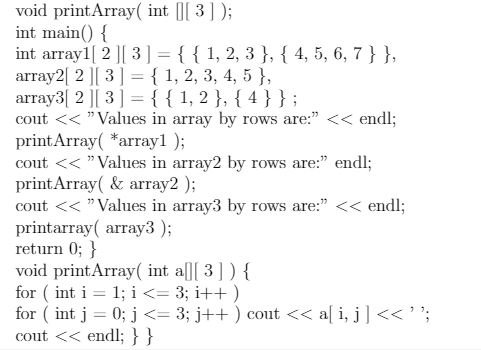 Solved 7. Examine the following code segment. Find ALL the | Chegg.com