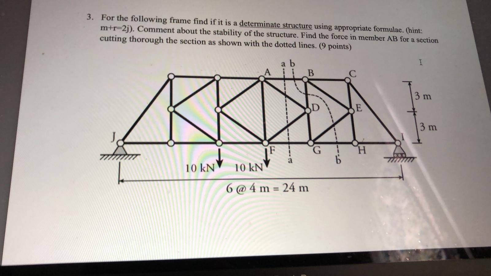 Solved 3. For the following frame find if it is a | Chegg.com