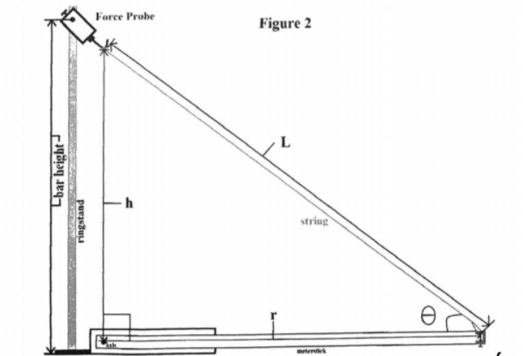 Solved - What will happen to the force probe reading as the | Chegg.com