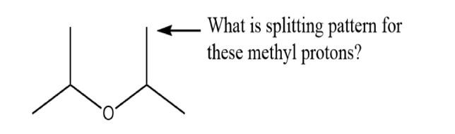 Solved what is the splitting pattern for the labeled methyl | Chegg.com