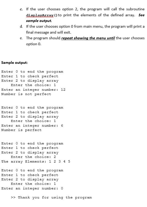 Solved Program Description Write A Mips Program That 5793