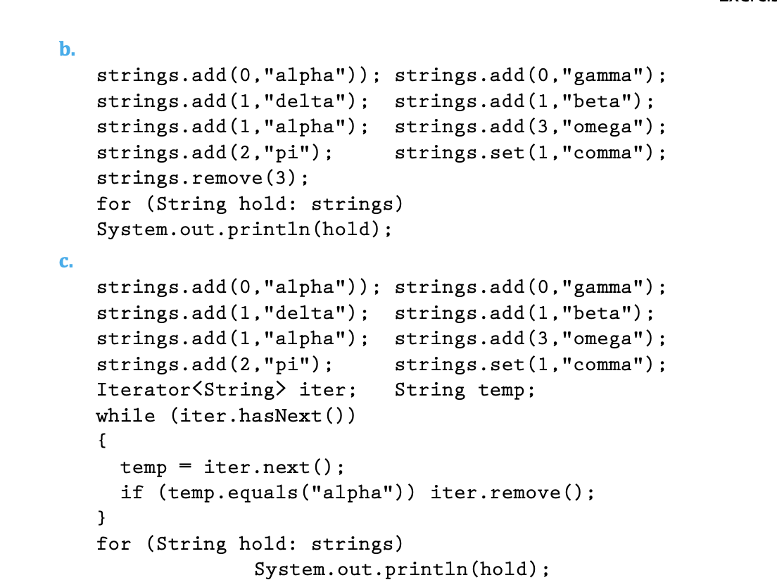 Solved 5. Based on the definition of ListInterface and | Chegg.com