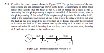 Solved it is from the book "power system relaying" by | Chegg.com