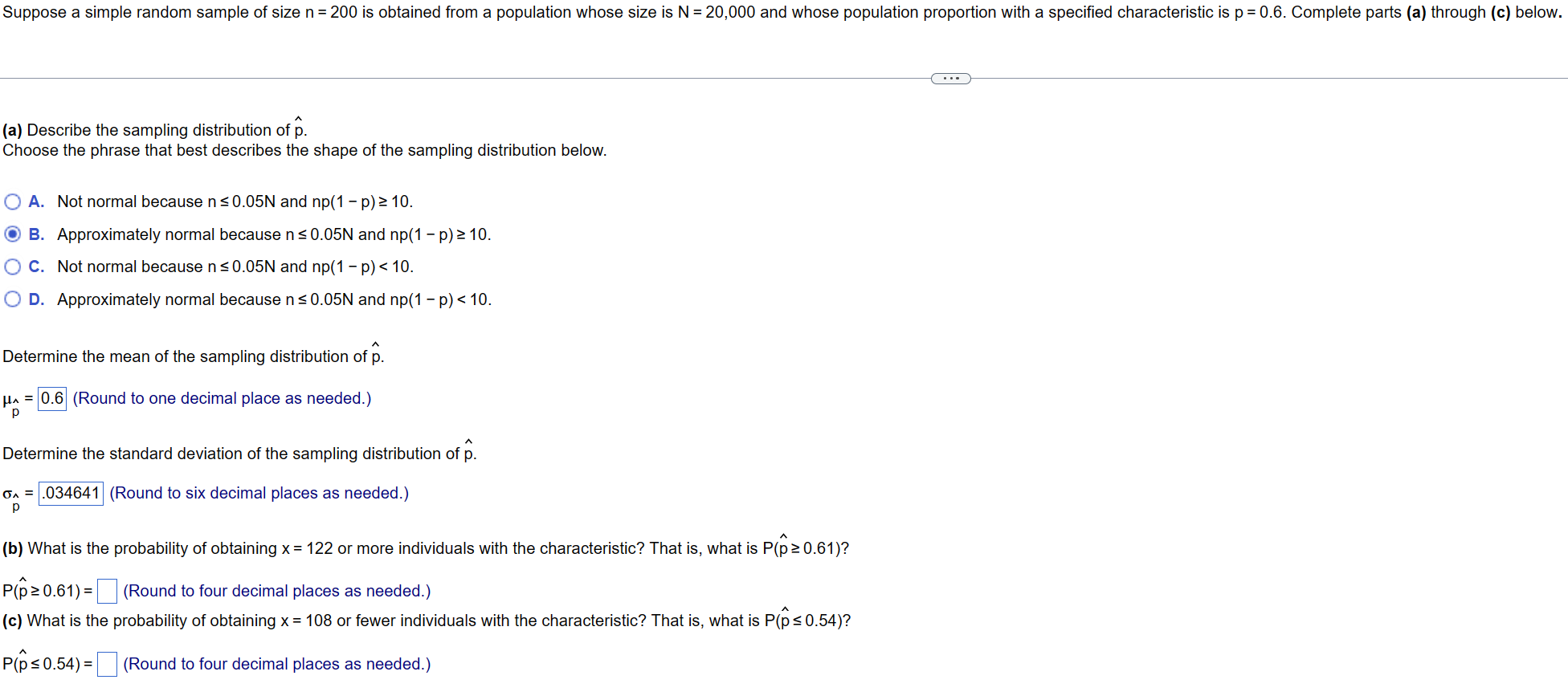 Solved Suppose a simple random sample of size n=200 is | Chegg.com