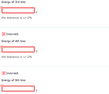 Solved The series of emission lines that result from excited | Chegg.com